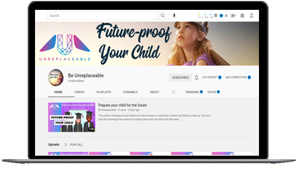 Thanks - Future-proof Your Child And Make Them Unreplaceable